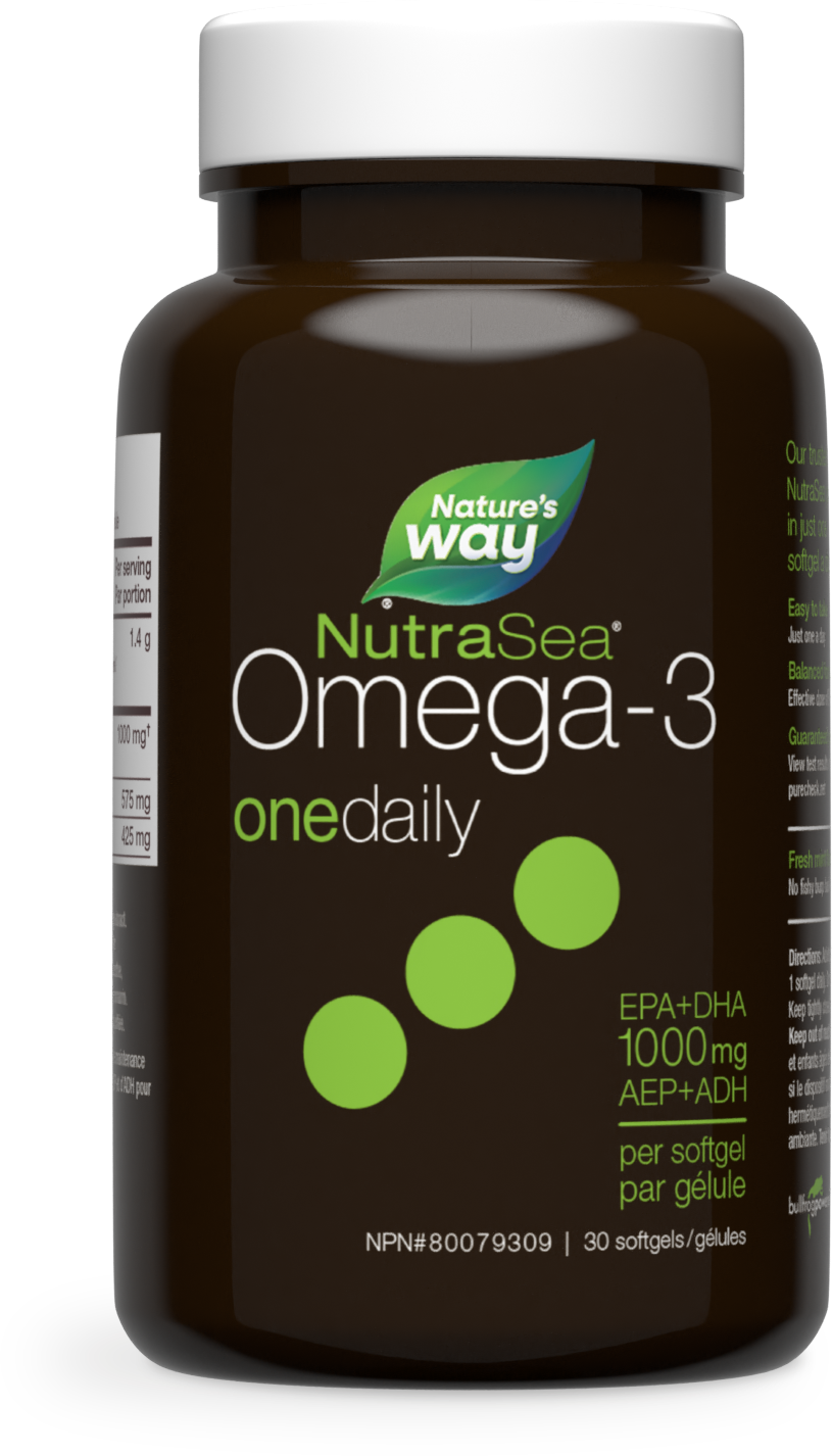 NutraSea® Omega-3 One Daily Liquid Gels, Fresh Mint / 30 softgels ...